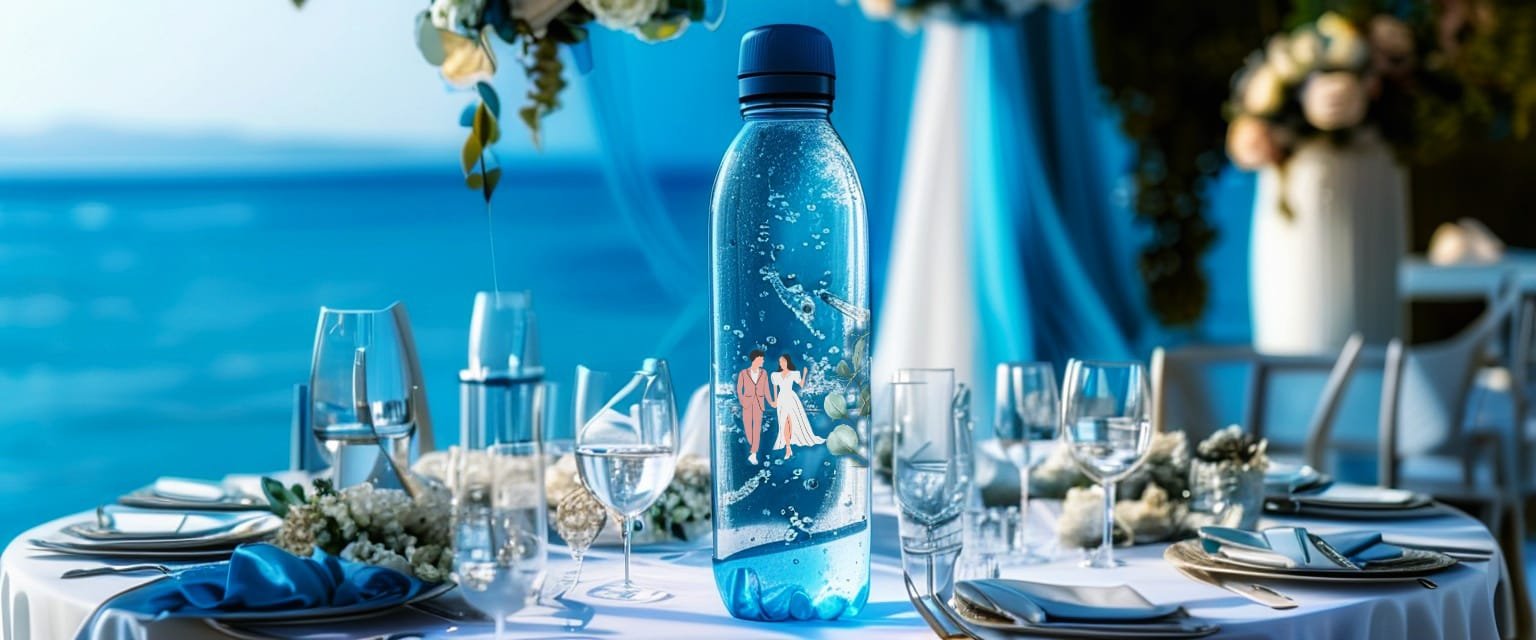 Custom Labeled Bottled Water & Personalized Items for Weddings & Events